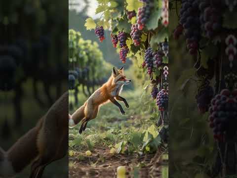 The Fox Who Said โSour Grapesโ! | Short Moral Story in English