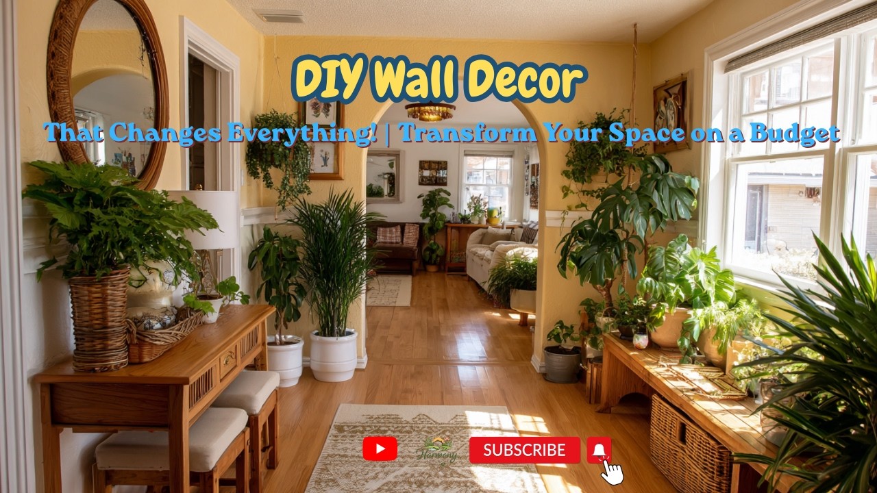 ✨ DIY Wall Decor That Changes Everything! 🖼️ Transform Your Space on a Budget 🌿