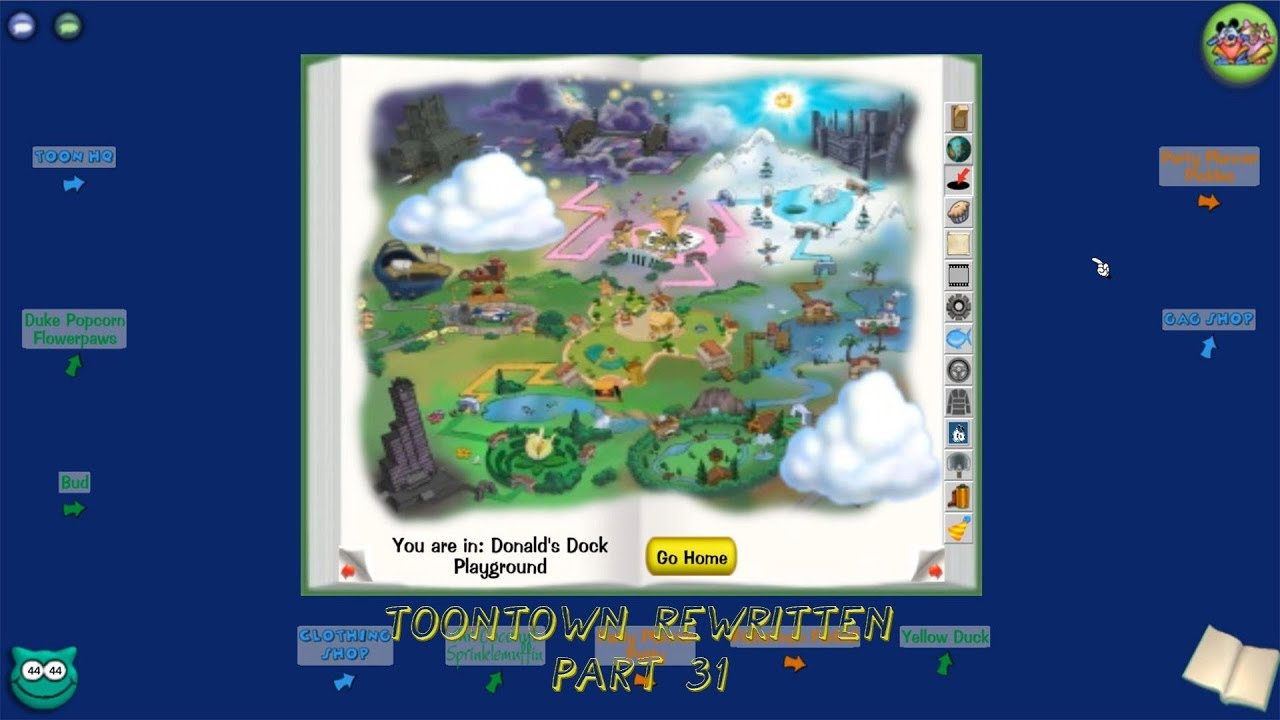 Toontown Rewritten (#31) - MAP TOUR