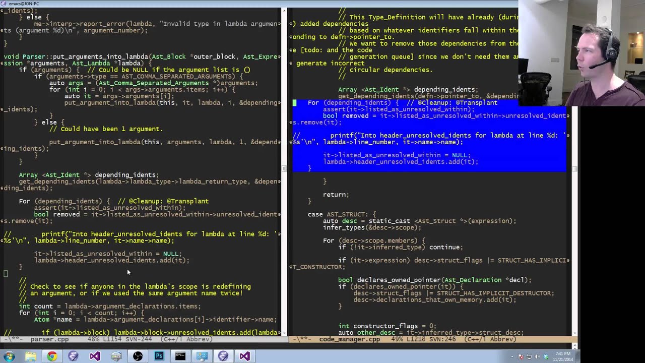 Working on dependency stuff.