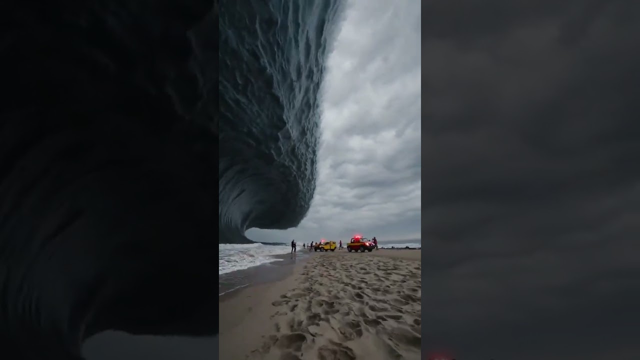 Tsunami Wave - Terrifying Power 🌊 | Real Footage of Nature’s Fury