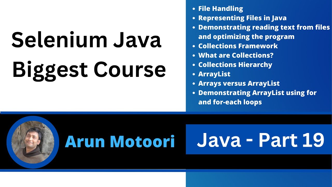 Java - Part 19 (Selenium Java Biggest Course)