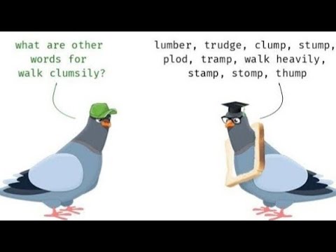 Learn and Build: Different words for describing "walking"