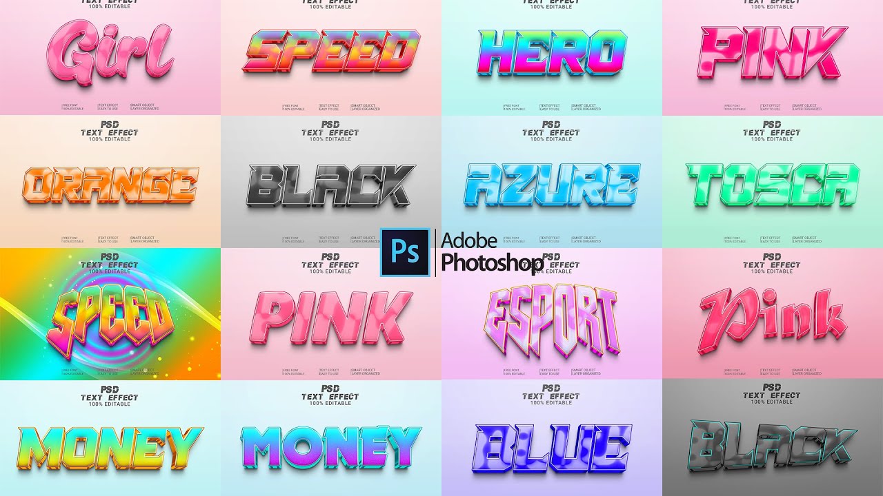 50+ Tex Effect || Pink 3D text effect Photoshop Psd File Part 87 | Design By Zeeshan Shahzad