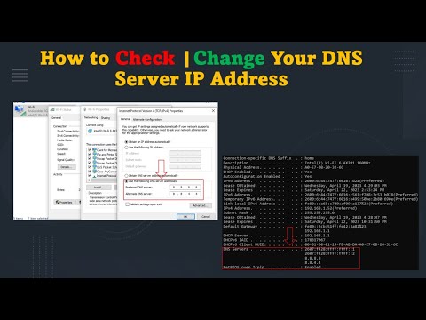 How to Check Your DNS Server(s) IP Address | How to Change them in Windows 10