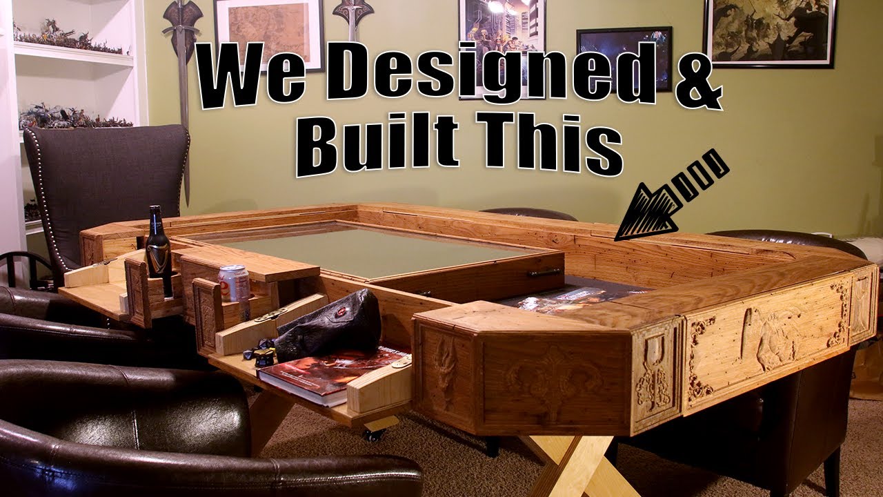DIY Gaming Table with Hidden Vault