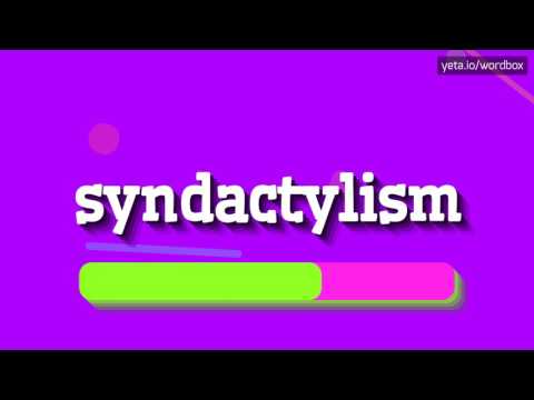 HOW TO PRONOUNCE SYNDACTYLISM? #syndactylism
