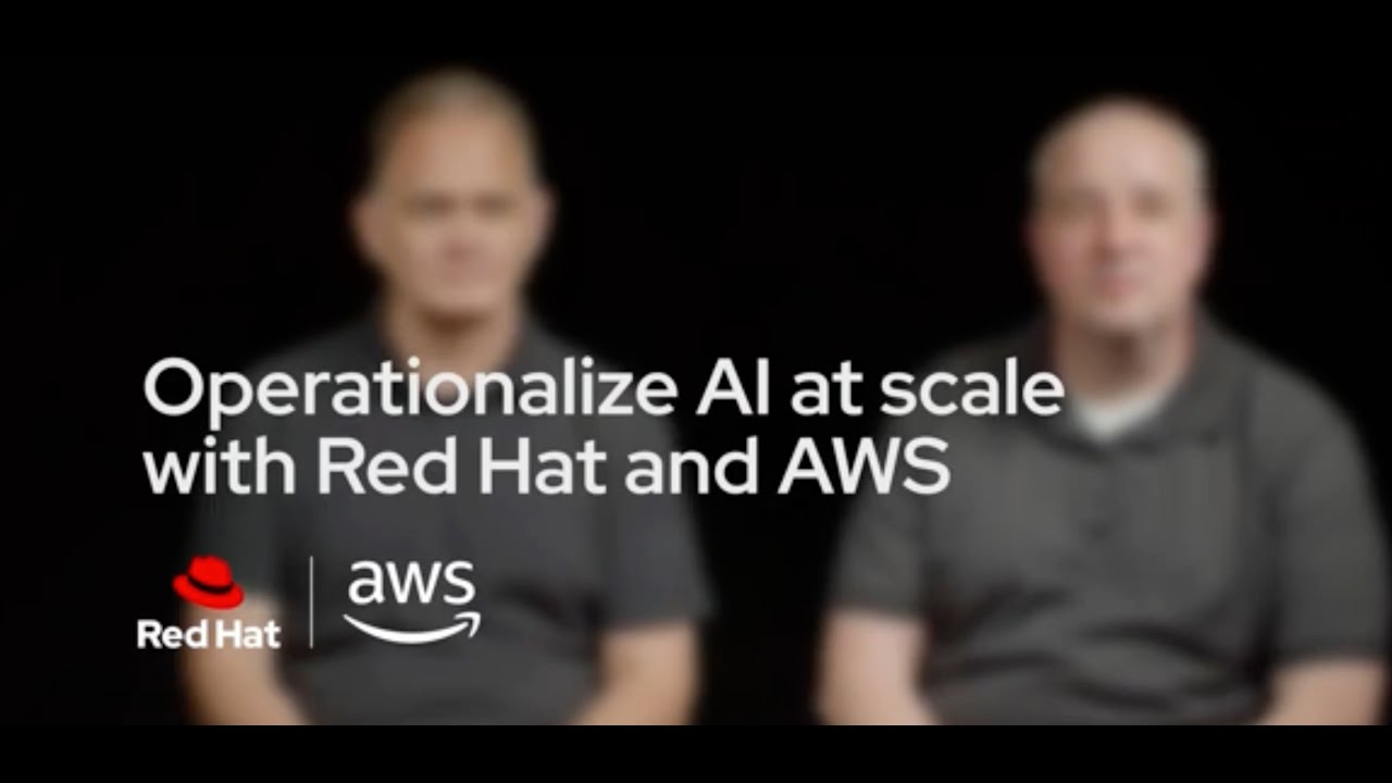 Operationalize AI at scale with Red Hat and AWS