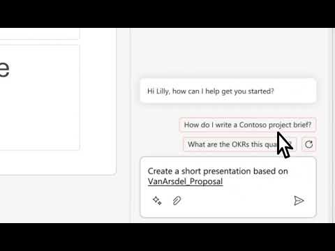 New unannounced Microsoft Co-Pilot uses GPT-4 to build PowerPoint presentations in real-time.