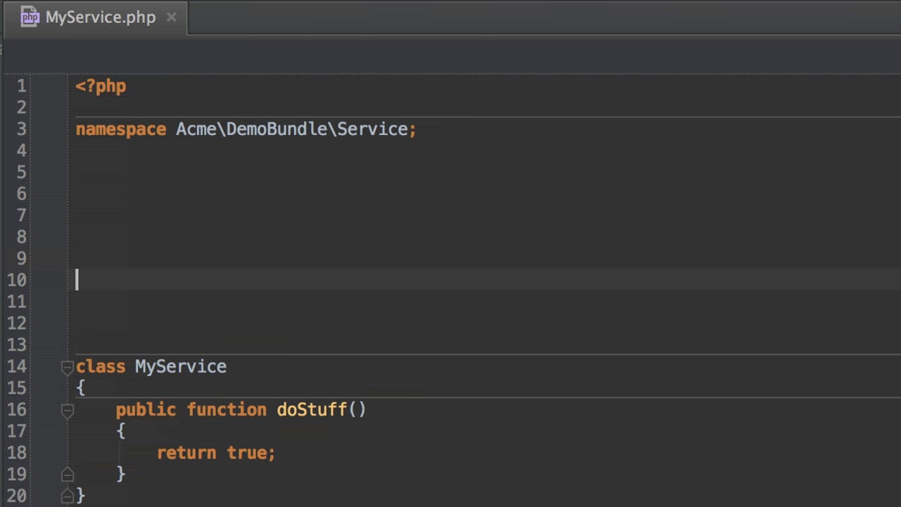 [Video PHPStorm Shortcuts] -  Ctrl  Cmd Return