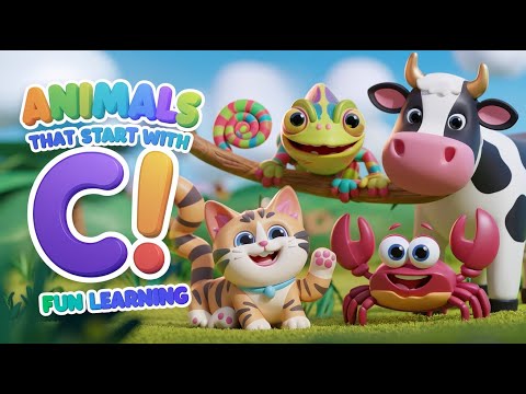 Animals Names That Start with the Letter C | Fun Animal Learning for Kids | Kidslore TV