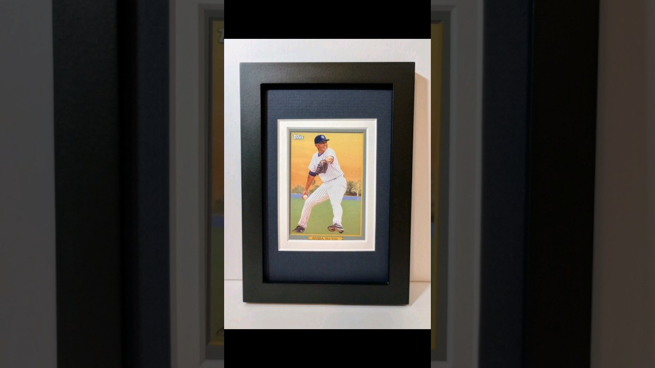 Mariano Rivera New York Yankees Display Custom Framed MLB Baseball Card Plaque - Trading Frames