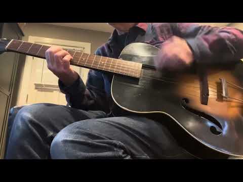 1930’s USA May Bell Model 84 Slingerland Chicago Archtop | Reverb