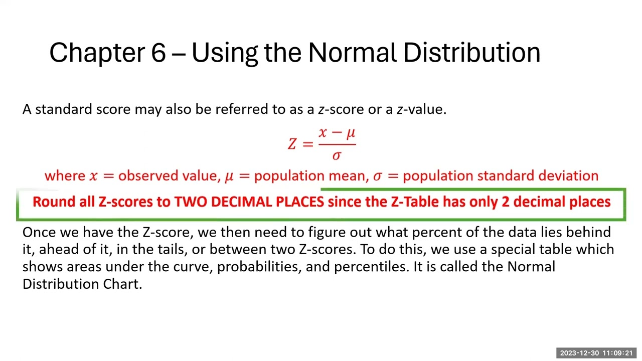 Chapter 6 Lecture Video