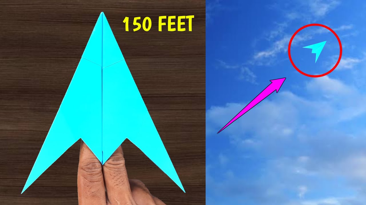 How To Fold A Paper Plane That Flies Far