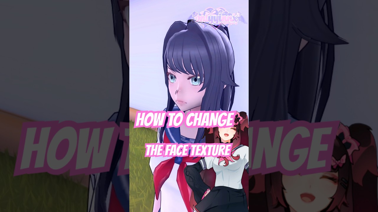 Face texture | #yansim #ayanoaishi #tutorial #shorts #yanderesimulator