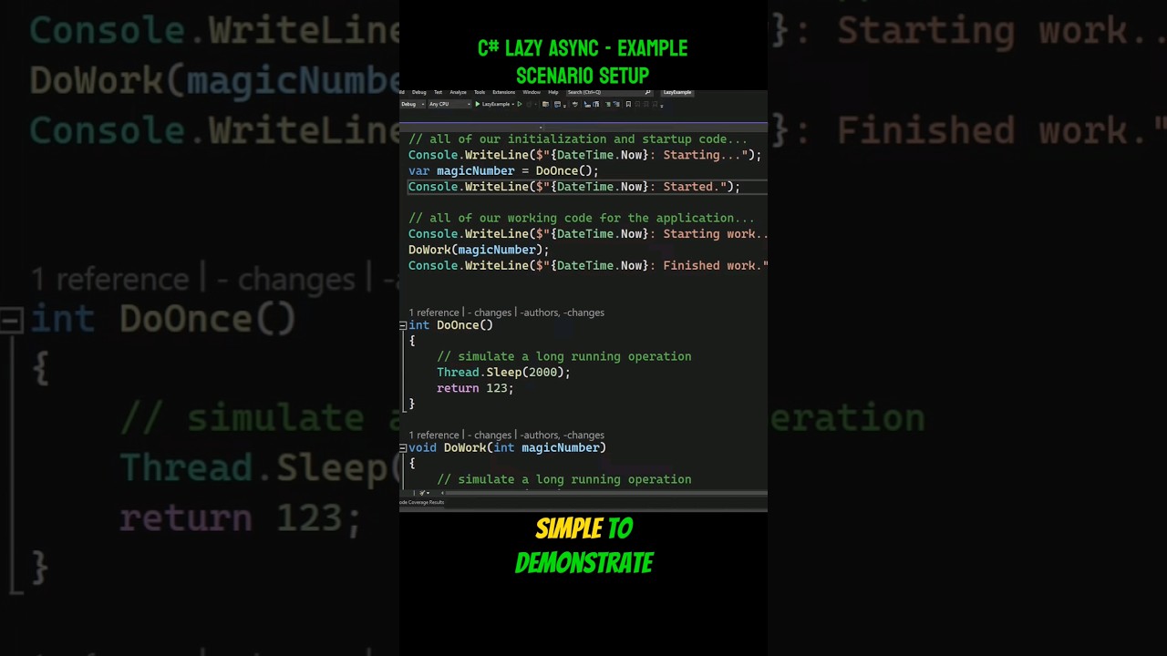 Mixing Async and Lazy in #csharp #dotnet - The Example Setup