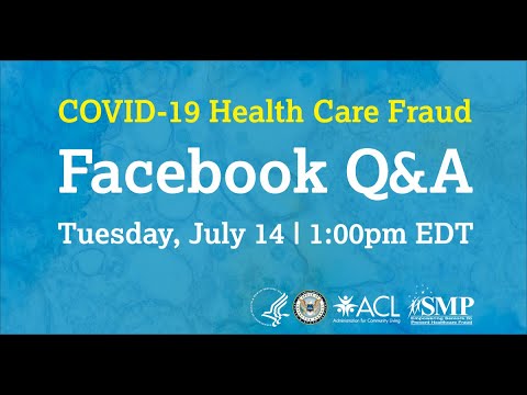 COVID-19 Health Care Fraud Facebook Q&A
