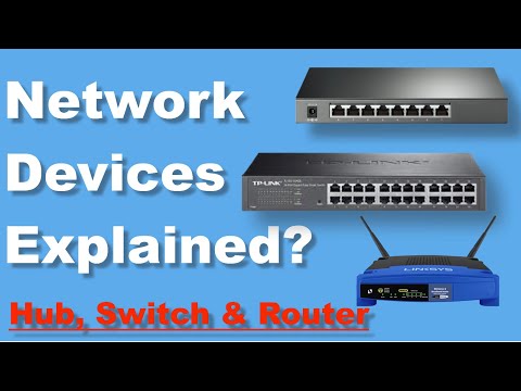 Hub, Switch & Router Explained - What's the difference? Network devices explained