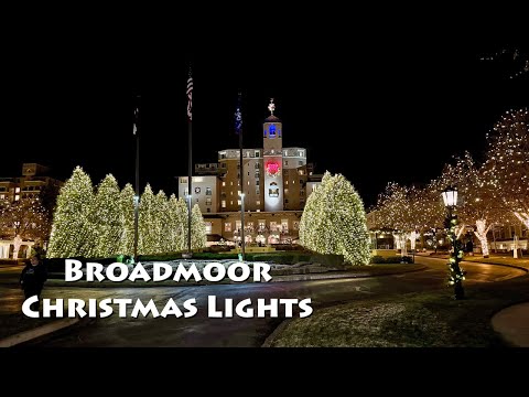 Broodmoor Christmas Lights - Colorado Springs 2024