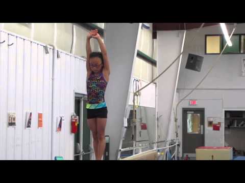 Back tuck on beam! | Flip. Twist. Tumble.