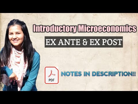 Ex ante and ex post economics| Ex ante savings and investment| Ex post savings and investment|