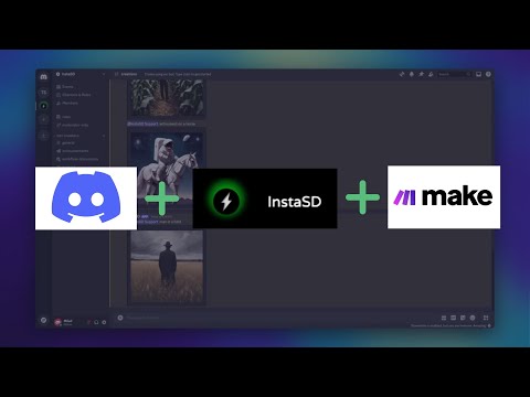 How to create an AI Image Generation Discord Bot using InstaSD and ComfyUI
