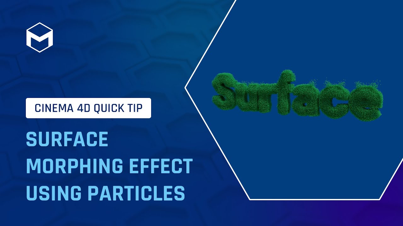 #C4DQuickTip 147: Surface Morphing Effect with Particles in Cinema 4D