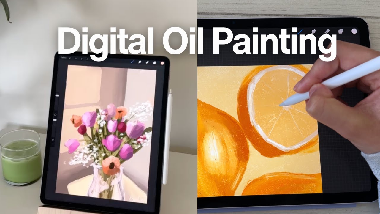 Digital Oil Painting in Procreate: Beginner Tutorial