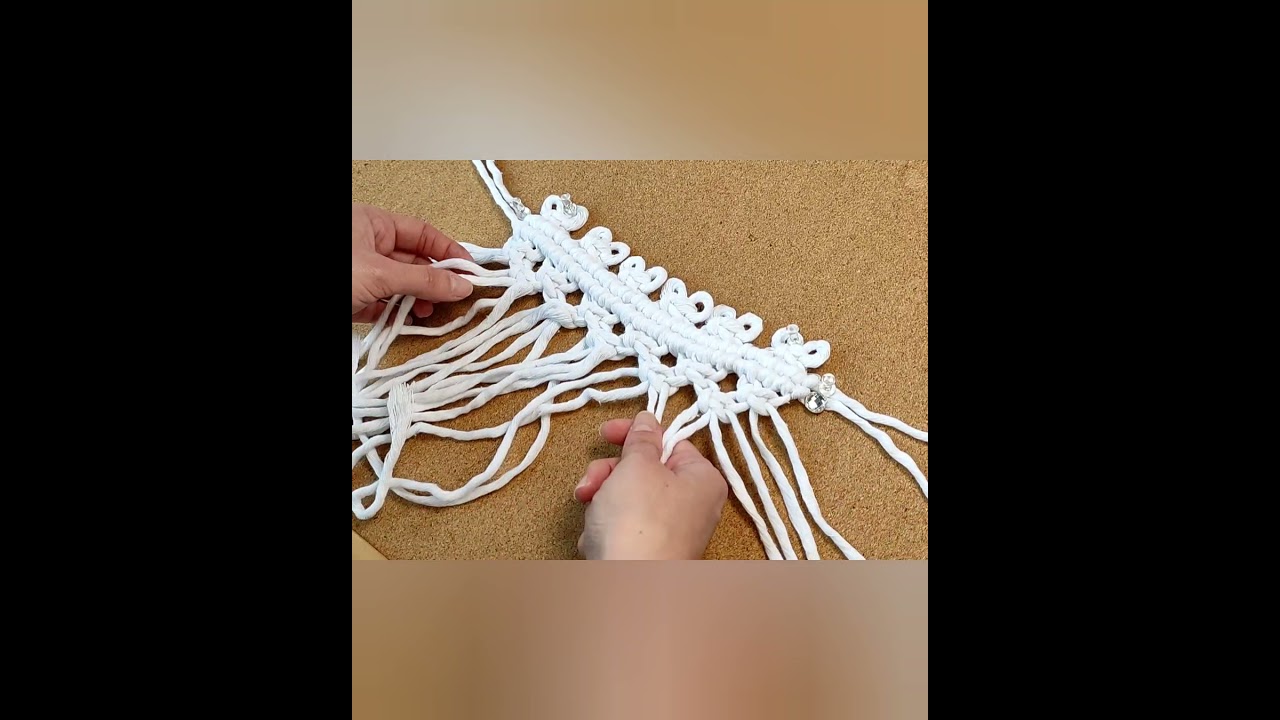 DIY easy macramè basket #shorts