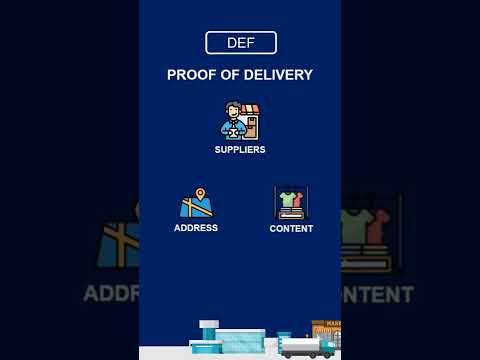 What is a POD? Proof of Delivery Explained #shorts #supplychain