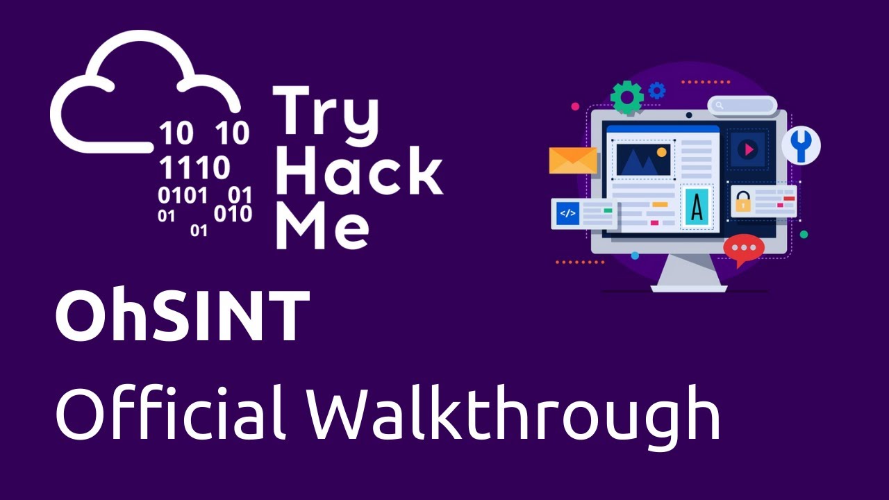TryHackMe OhSINT Official Walkthrough