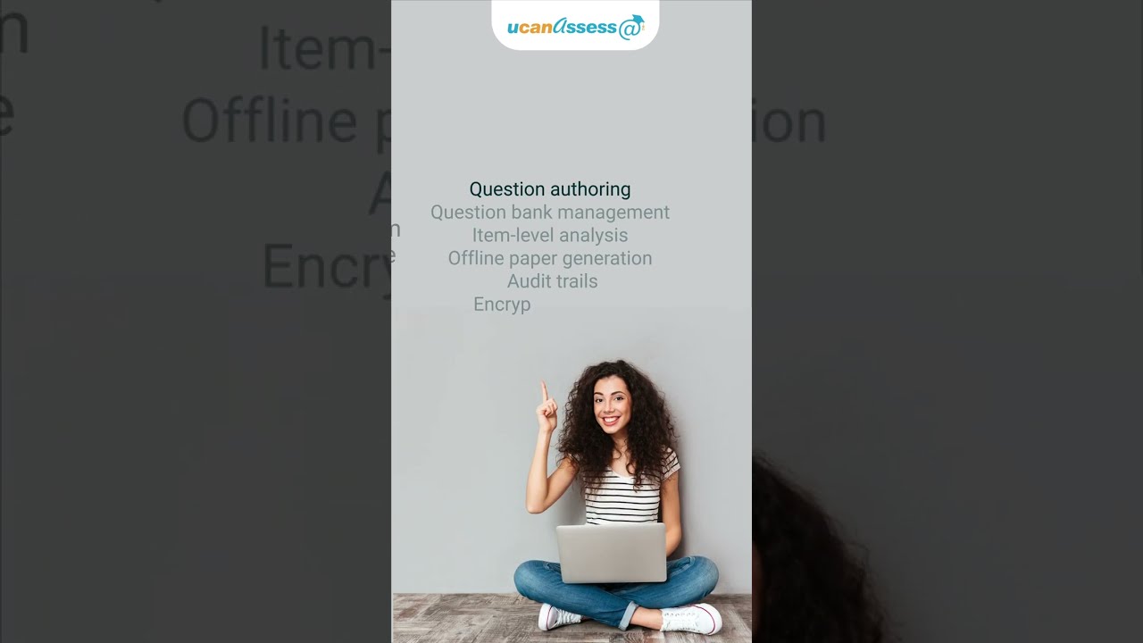 UCanAssess: Question authoring, Question bank management, Paper generation, Encrypted storage