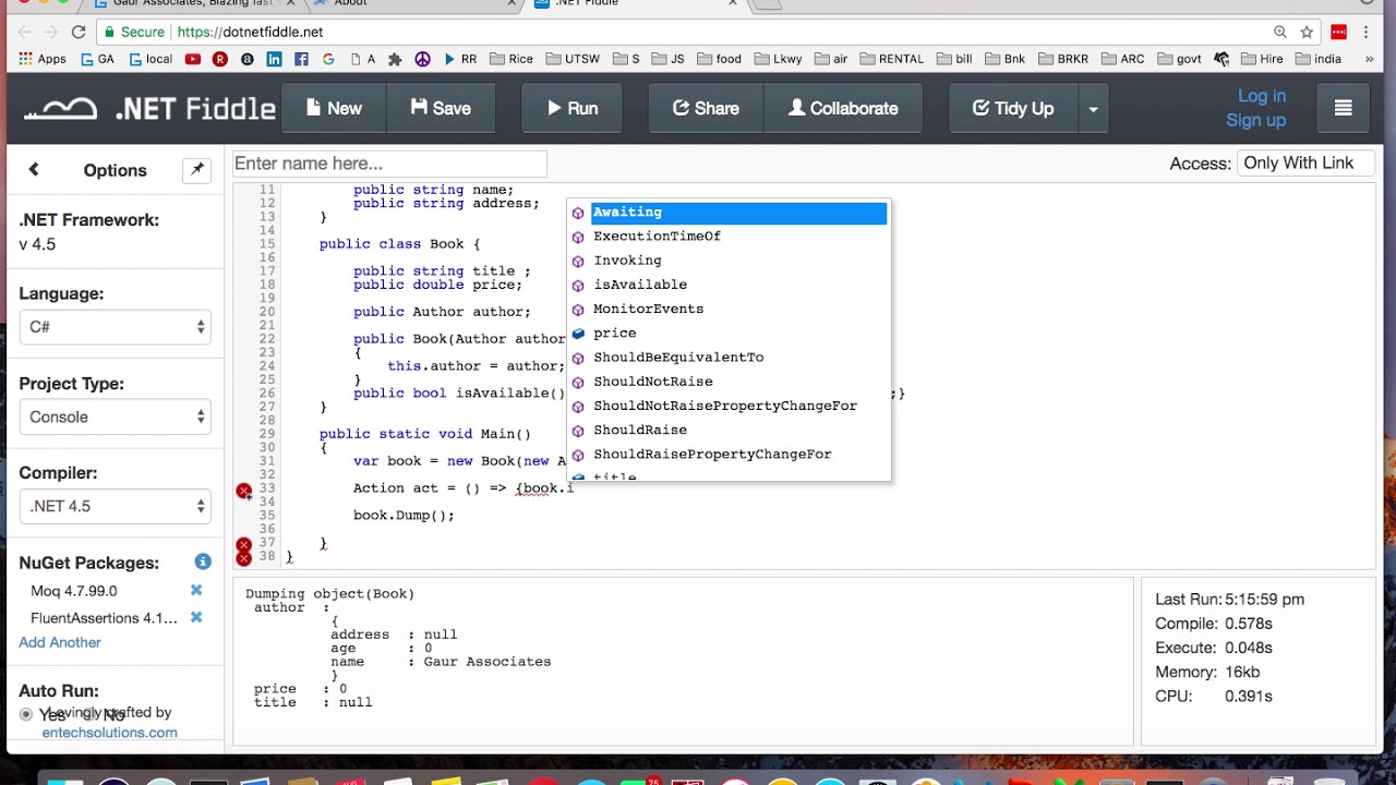 c# fluent assertions for test driven development in 5 min