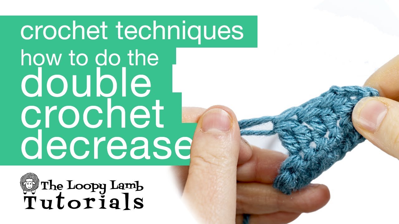 How to do the Double Crochet Decrease Stitch (DCDEC)