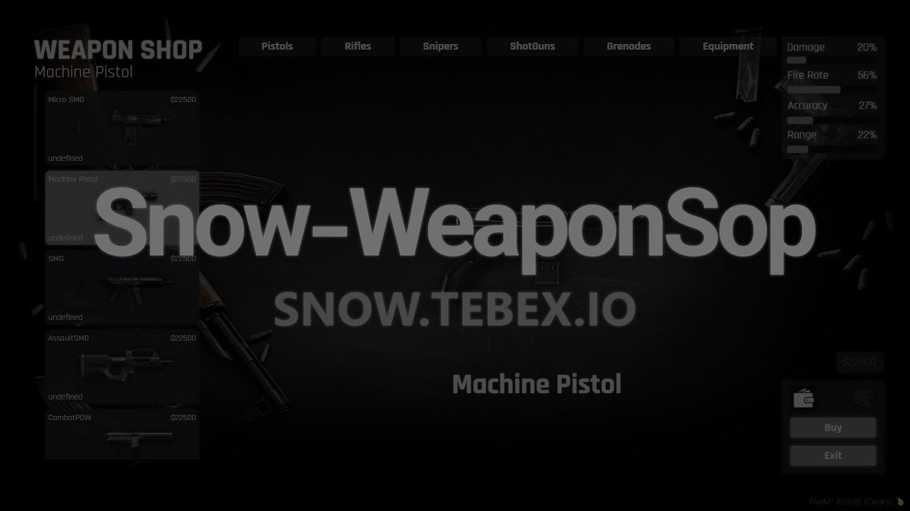 [PAID] [ESX] Snow-WeaponShop - FiveM Releases - Cfx.re Community