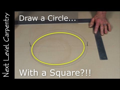 Carpentry 'Magic': Draw a Circle... with a SQUARE?!