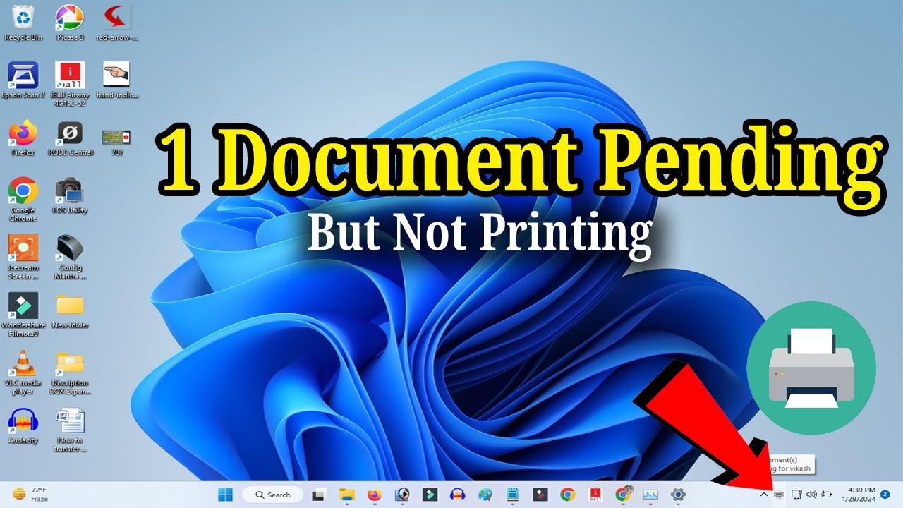 1 Document Pending But Not Printing | 1 Document Pending For User