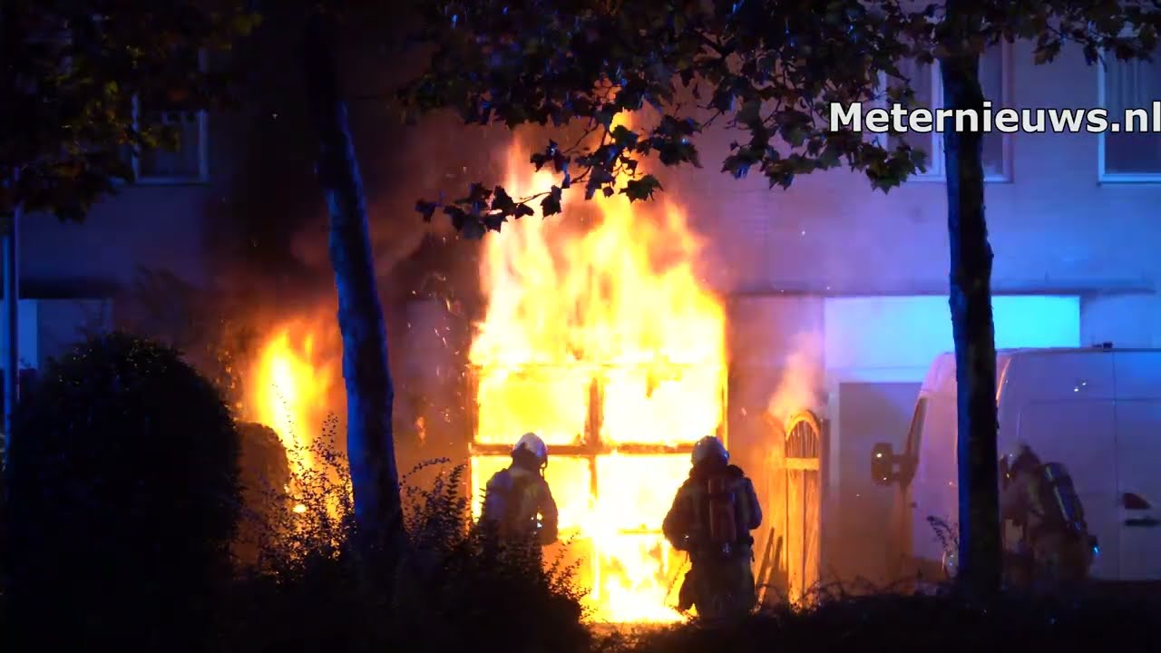 Grote uitslaande brand in Assen(Video)