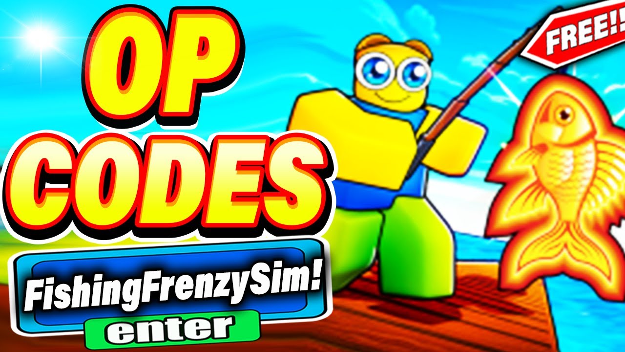 ALL NEW *SECRET CODES* IN ROBLOX FISHING FRENZY SIMULATOR (new codes in  Fishing Frenzy Simulator )