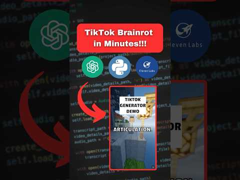 Generate TikTok Brainrot Using AI