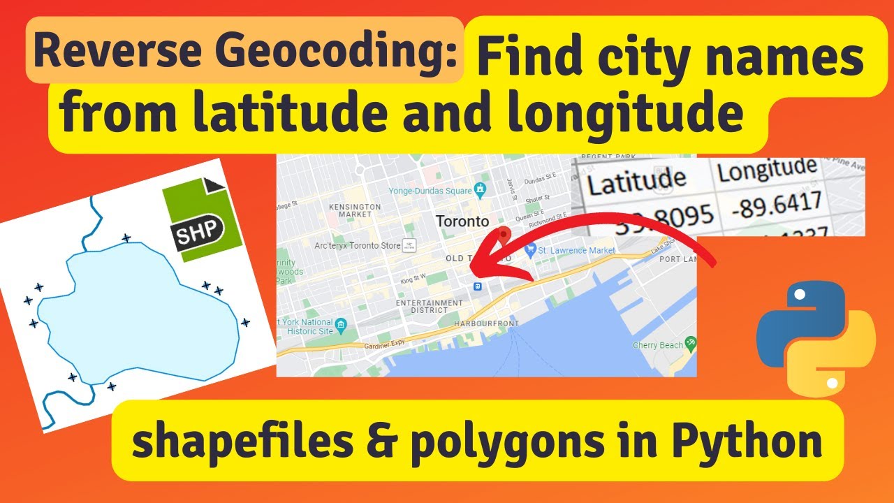 Find city names from coordinates (latitudes and longitudes)