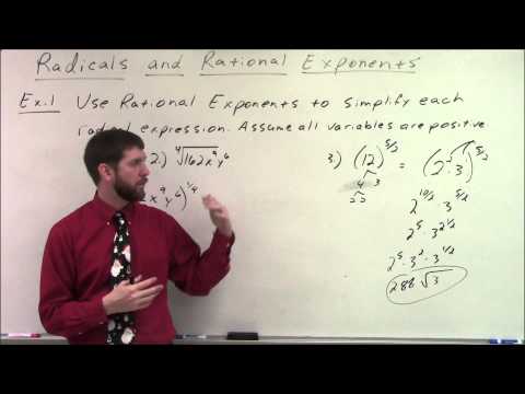 Radicals and Rational Exponents
