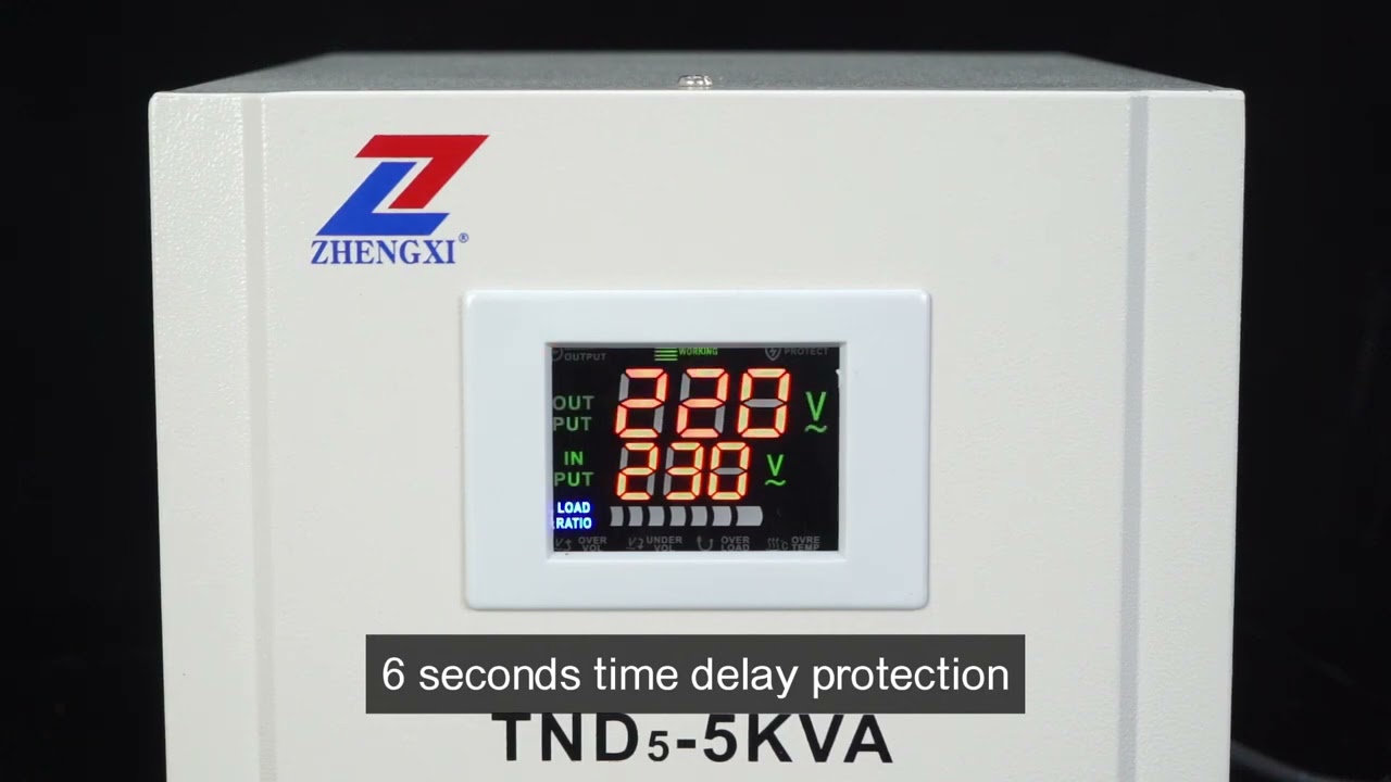 TND Single phase SVC automatic AC Voltage stabilizer