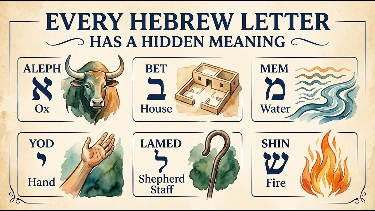 The Hidden Meaning Behind the Hebrew Alphabet