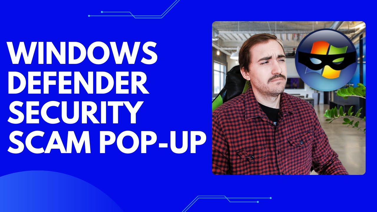 How to handle the Windows Defender Security Scam pop-up!
