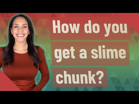 How do you get a slime chunk?