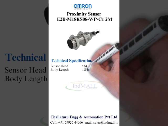 Omron Proximity Sensors - E2B M18ks08 Wp B1 2m Proximity Switch Manufacturer from Ahmedabad
