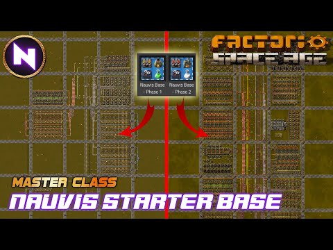 NAUVIS Starter Base Complete In SPACE AGE | Factorio Master Class/Tutorial