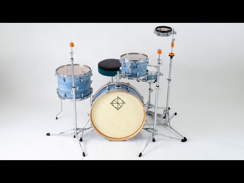 Dixon Little Roomer 5-Piece Drum Shell Pack, Cerulean Frost | Reverb